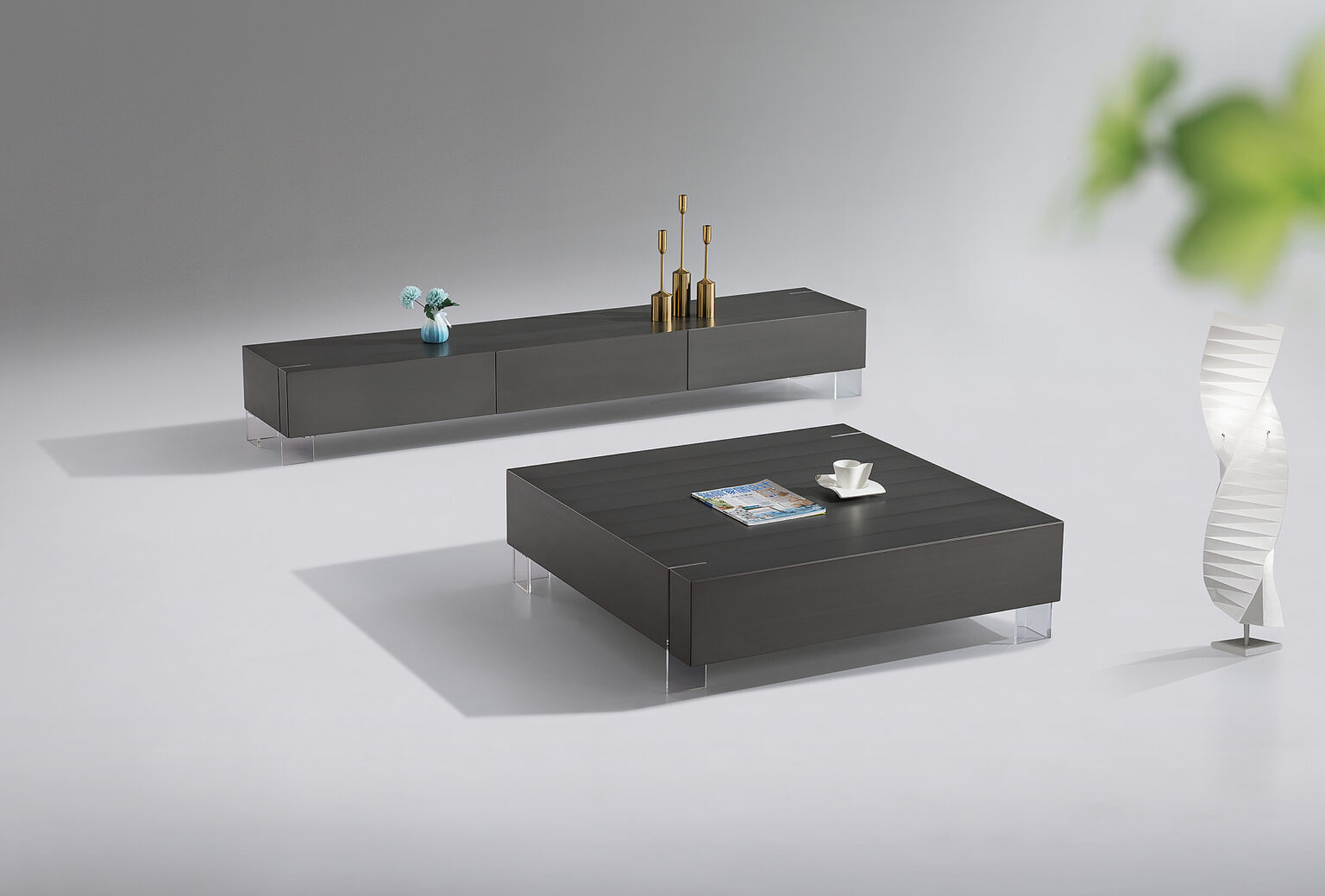 Zents TV Console - illum